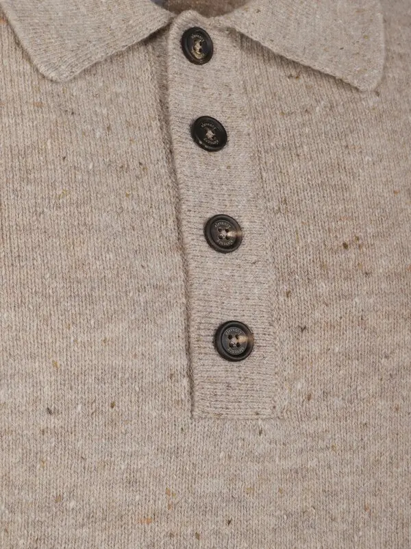 Eleventy Button-placket Polo-collar Polo Shirt