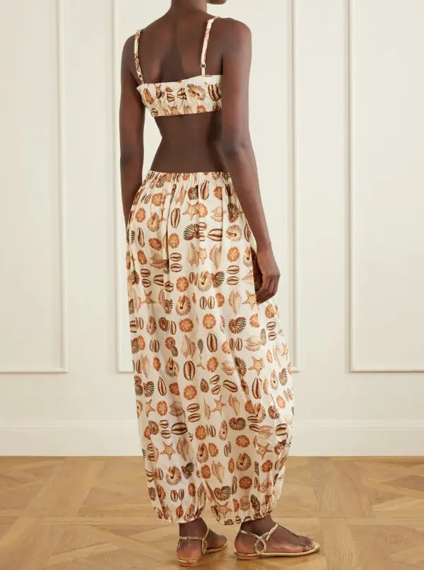 Farm Rio Patterned Short Tank Top