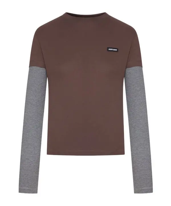 Miu Miu Jersey T-shirt