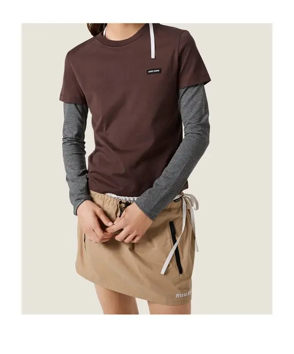 Miu Miu Jersey T-shirt