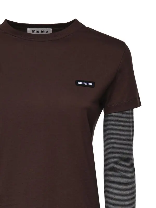 Miu Miu Jersey T-shirt