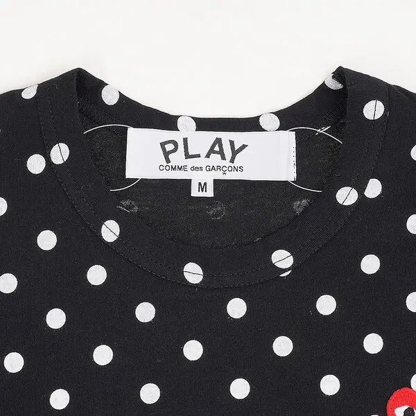 Comme Des Garçons Polka Dot Long-sleeved T-shirt