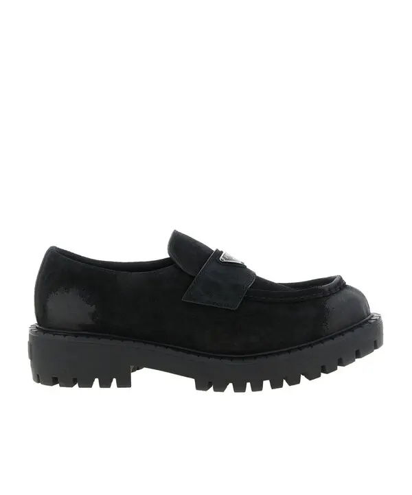Prada Suede Loafers
