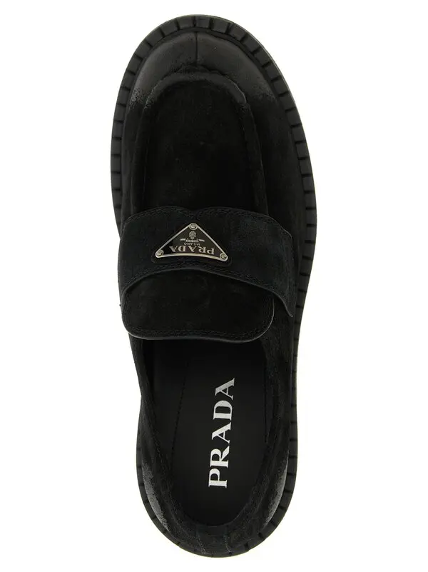 Prada Suede Loafers