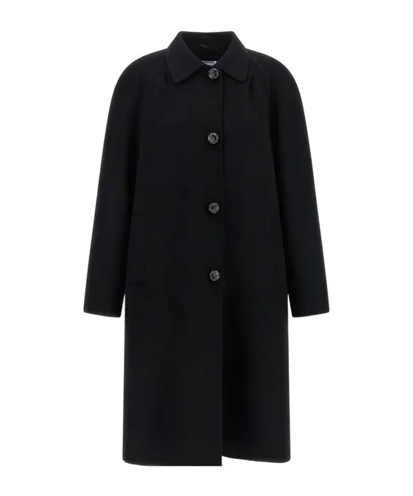 Prada Single-breasted Long Coat