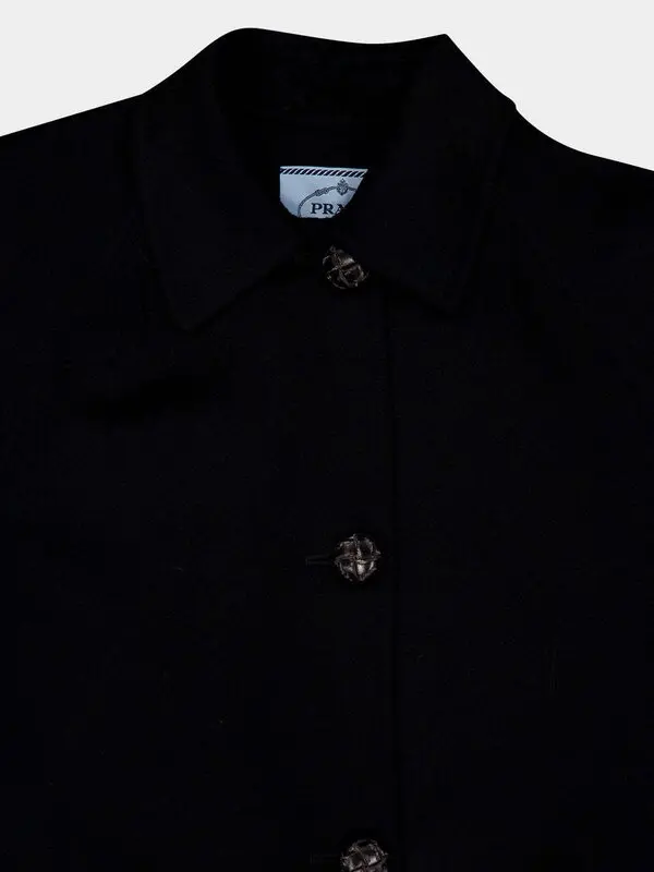 Prada Single-breasted Long Coat