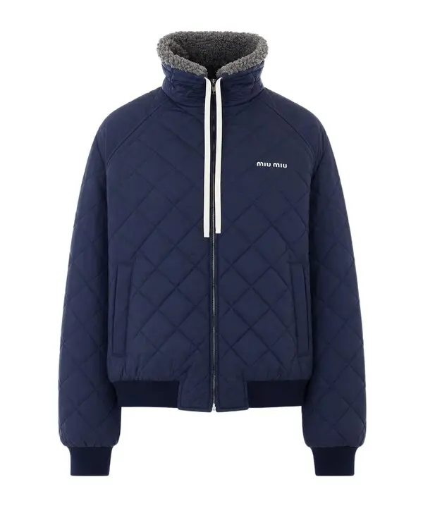 Miu Miu Long-sleeved Down Jacket