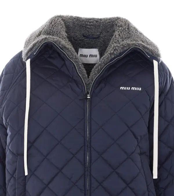 Miu Miu Long-sleeved Down Jacket