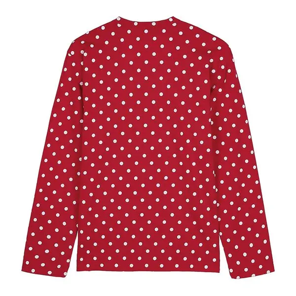 Comme Des Garçons Polka Dot Long-sleeved T-shirt