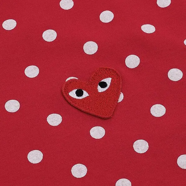 Comme Des Garçons Polka Dot Long-sleeved T-shirt