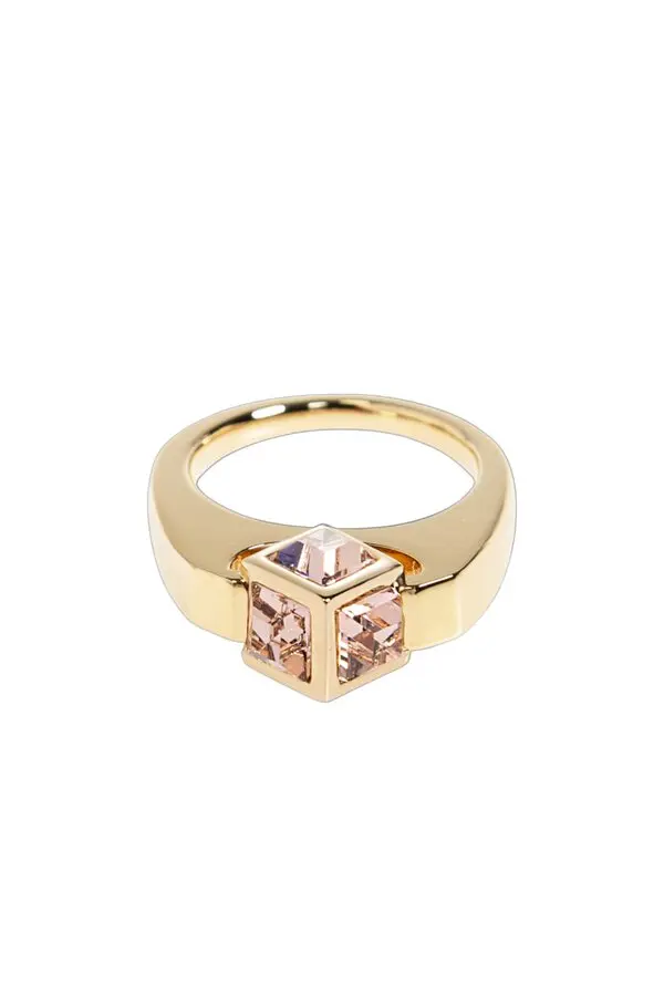 JIMMY CHOO Cube Triple Gemstone Rings