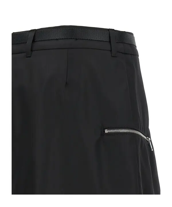 Prada Belted Mini Skirt