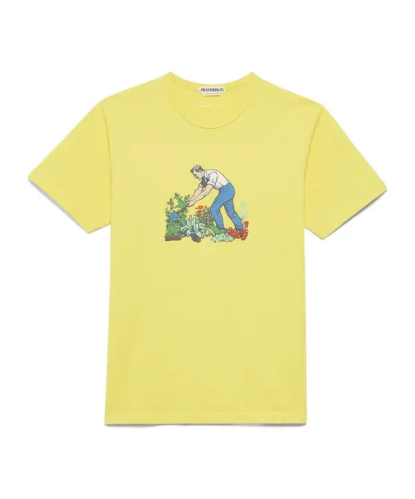 J.W.ANDERSON Gardener T-shirt In Lemon