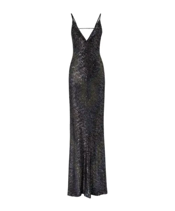 Missoni Sequin-embellished V-neck Maxi Dress