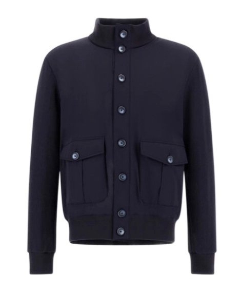 Herno Cotton Interlock And Travel Nylon Resort Jacket