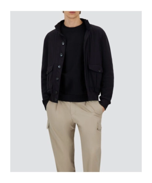 Herno Cotton Interlock And Travel Nylon Resort Jacket