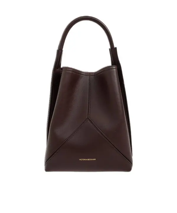 Victoria Beckham Geometric-paneled Leather Tote Bag