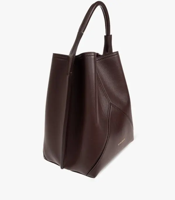 Victoria Beckham Geometric-paneled Leather Tote Bag