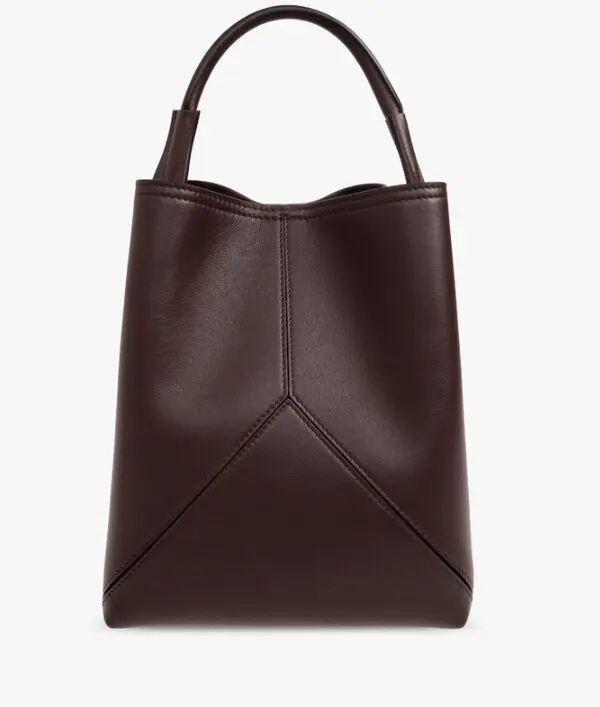 Victoria Beckham Geometric-paneled Leather Tote Bag