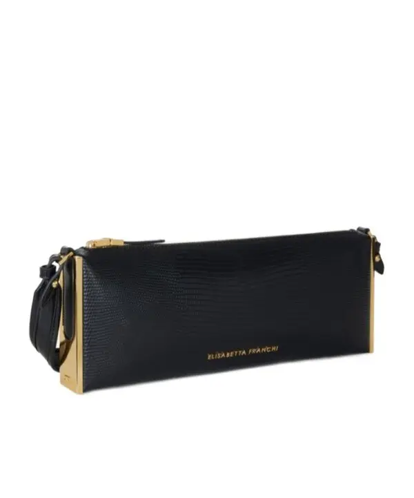 Elisabetta Franchi Over-the-shoulder Bag With Lizard Print