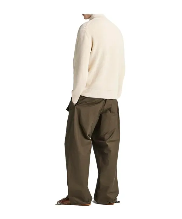 J.W.ANDERSON Half Zip Jumper In Ivory