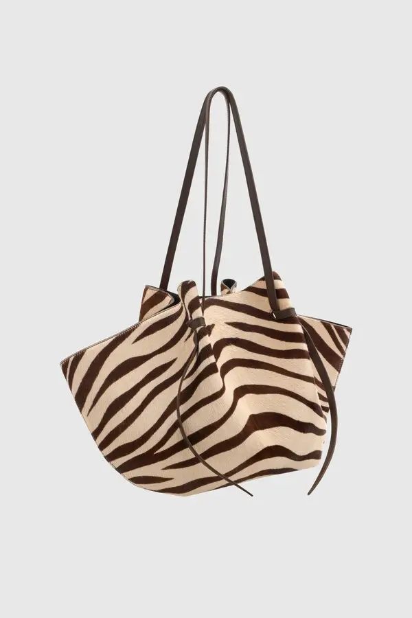 Yuzefi Large Mochi Savanna Pony Bag - Nude