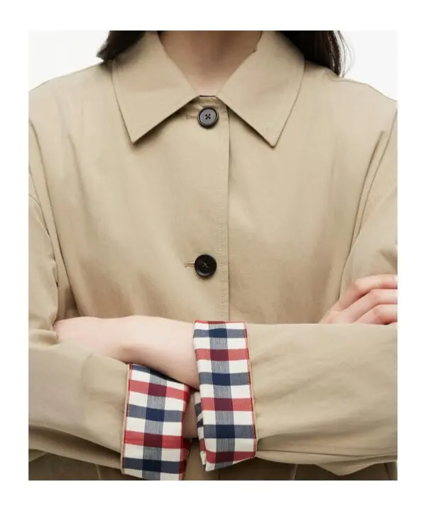 Tommy Hilfiger Water Repellent Twill Single Breasted Coat