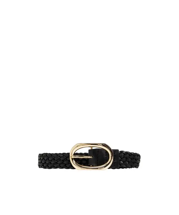 ANINE BING Braided Leather Belt