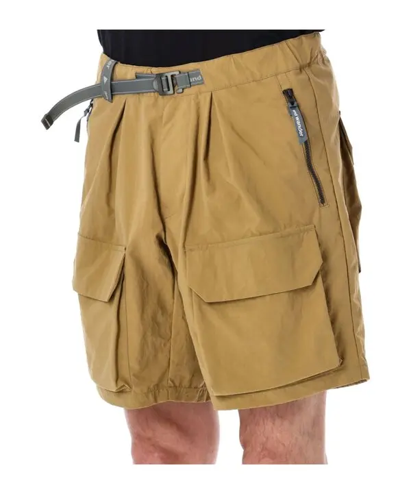 AND WANDER Belt-style Cargo Shorts