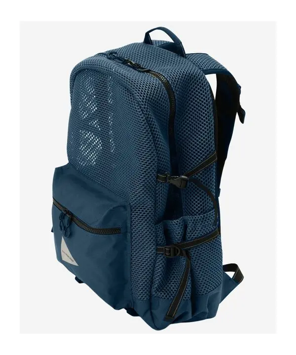 AND WANDER Mesh Patchwork Backpack