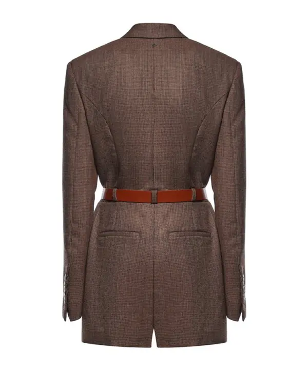 DONDUP Pleated Belted Jumpsuit