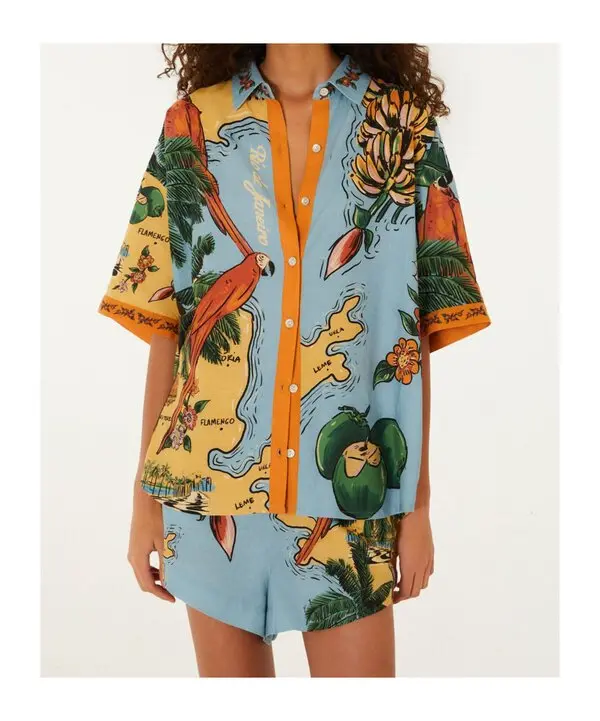 Farm Rio Button-down Shirt