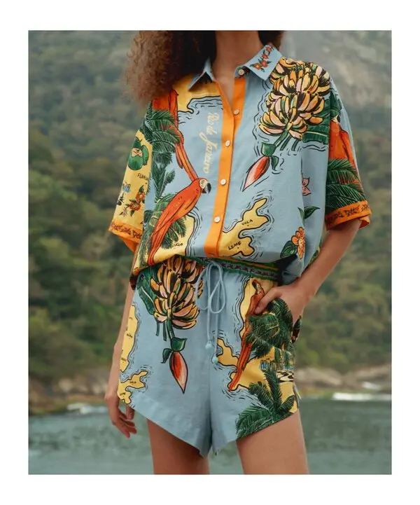 Farm Rio Button-down Shirt