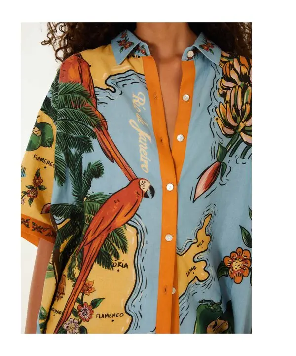 Farm Rio Button-down Shirt