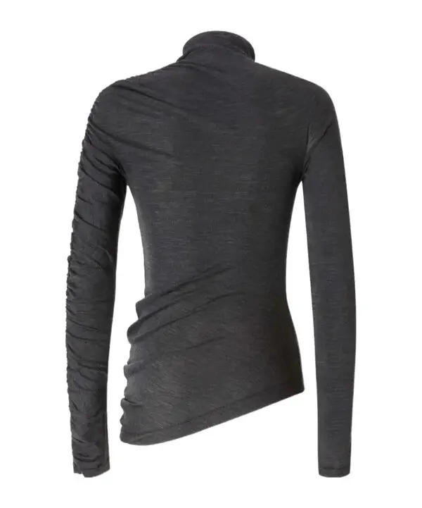Pinko Ruched Asymmetric Top
