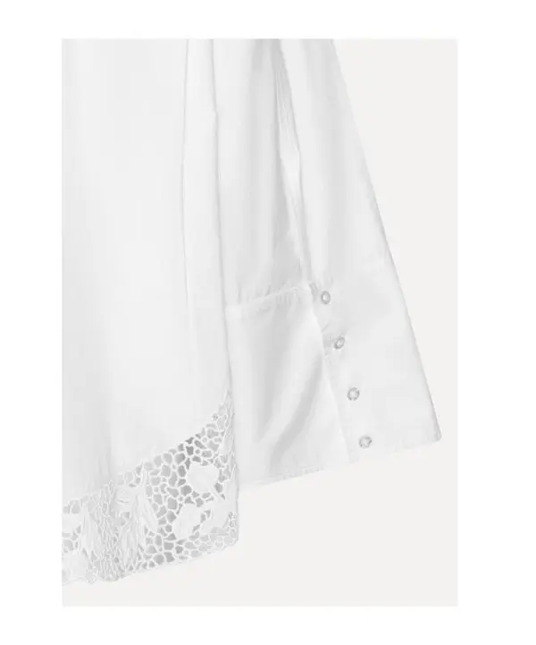 ROTATE BY BIRGER CHRISTENSEN Oversized Lace Shirt