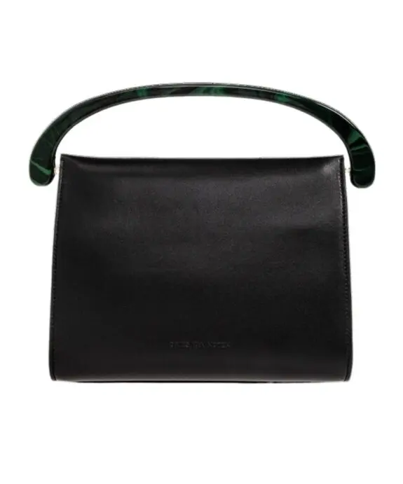 Dries Van Noten Top Handle Shoulder Bag - Black