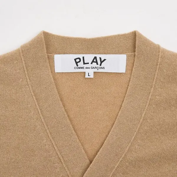 Comme Des Garçons Heart-motif Wool Cardigan