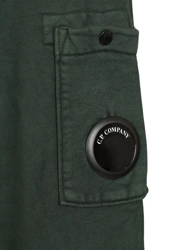 C.P. COMPANY Brushed Twill Fleece Hoodie