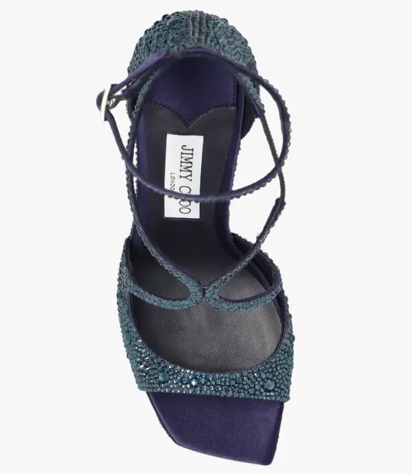 JIMMY CHOO Square-toe High-heeled Sandals