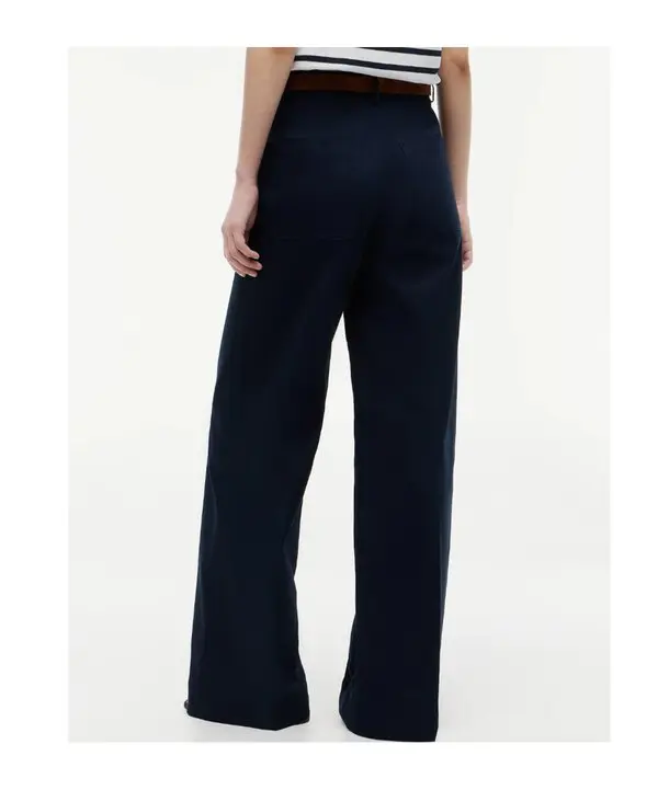 Tommy Hilfiger Logo Embroidery Wide Leg Chinos
