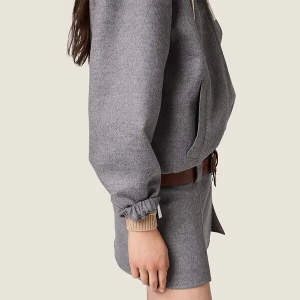 Miu Miu Logo-patch Drawstring Hoodie
