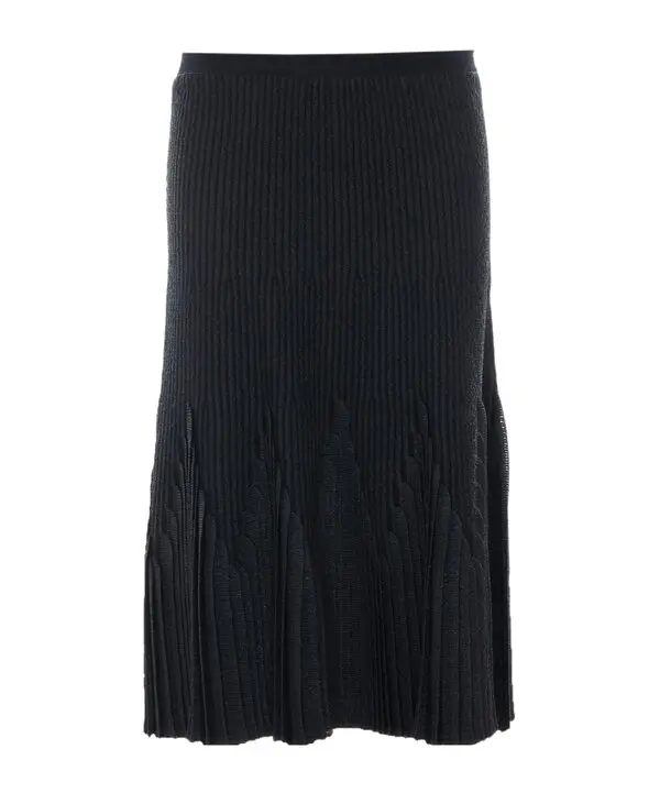 Elisabetta Franchi Ribbed Skirt