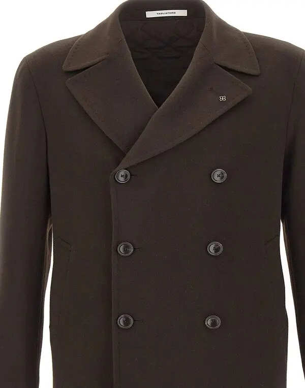 Tagliatore Double-breasted Wool Coat