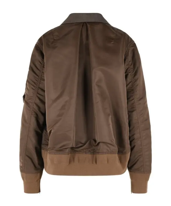 Sacai Double-breasted Panelled Blazer