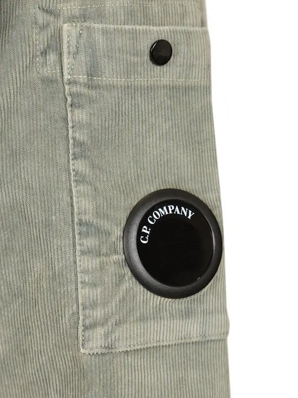 C.P. COMPANY Corduroy Long Sleeve Button Lens Shirt