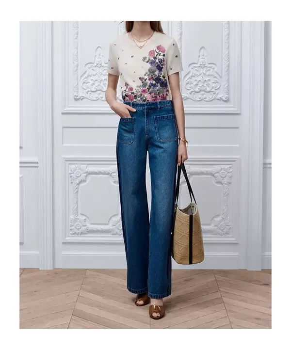 Dior Cd Multi Flowers Necklace