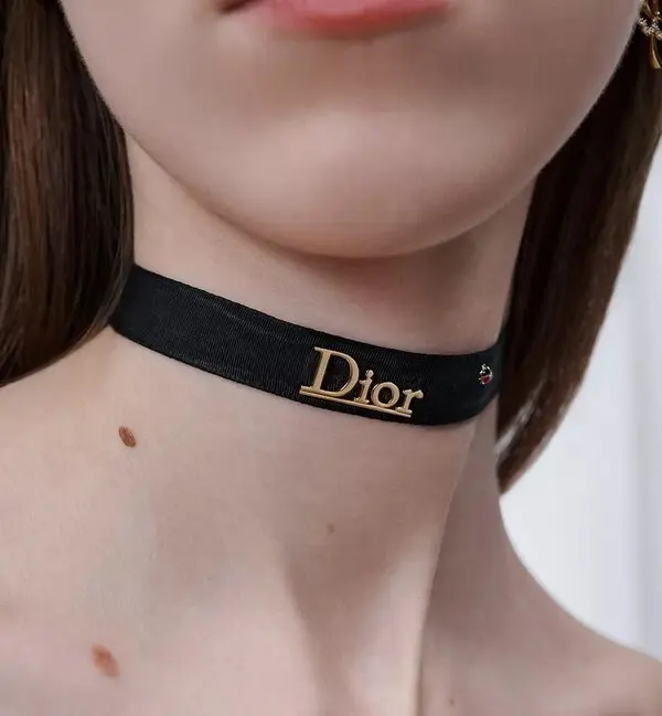 Dior Signature Choker - Yellow