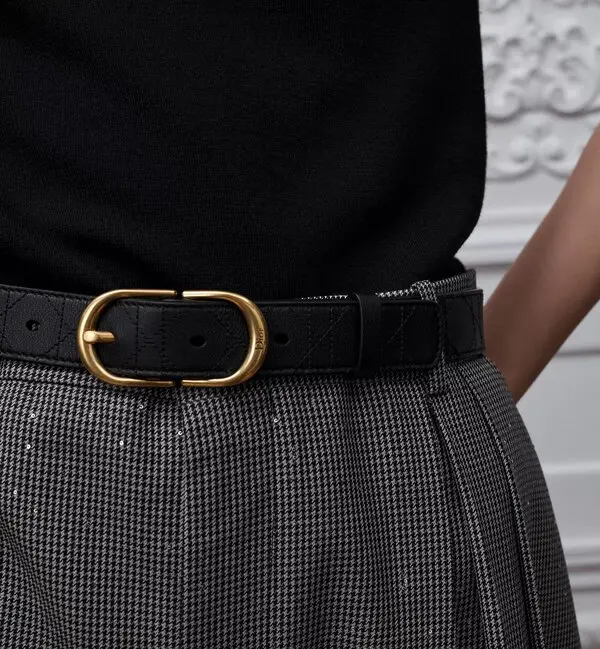 Dior Cd Classy Belt - Black