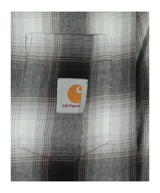 Carhartt Check-pattern Logo-patch Shirt
